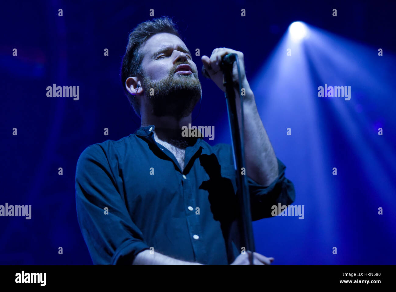 Wroclaw, Poland. 3rd March, 2017. Chris Barnes, the vocalist of the ...