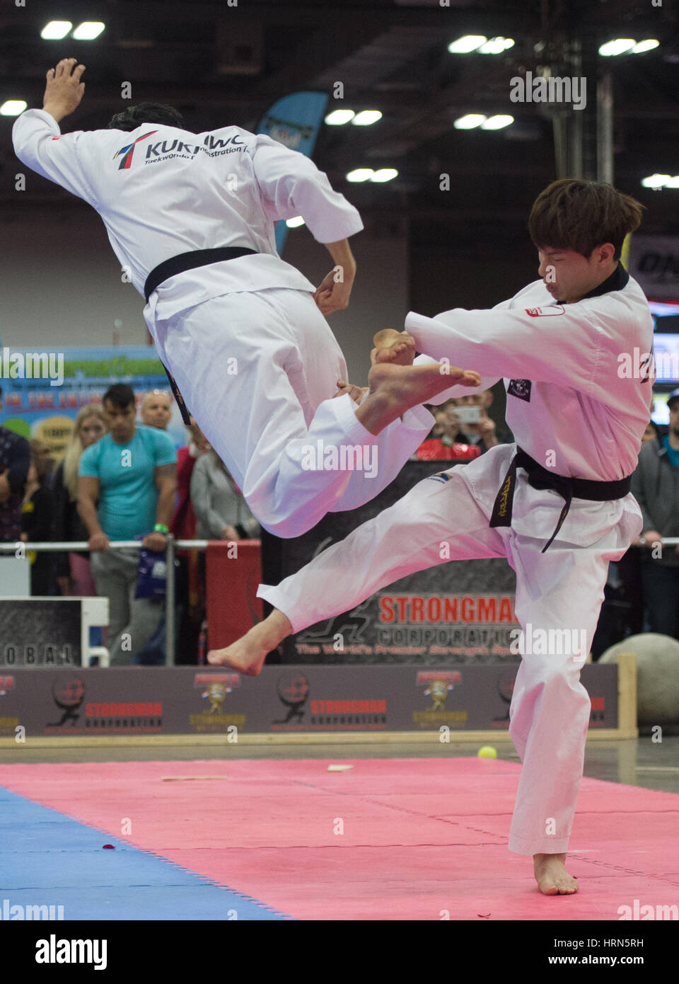 Columbus, Ohio, USA. March 3, 2017: The Kukkiwon Taekwondo ...