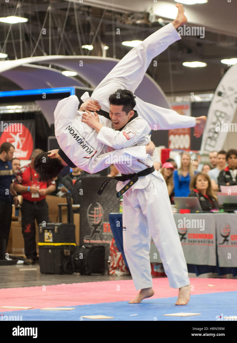 Columbus, Ohio, USA. March 3, 2017: The Kukkiwon Taekwondo ...