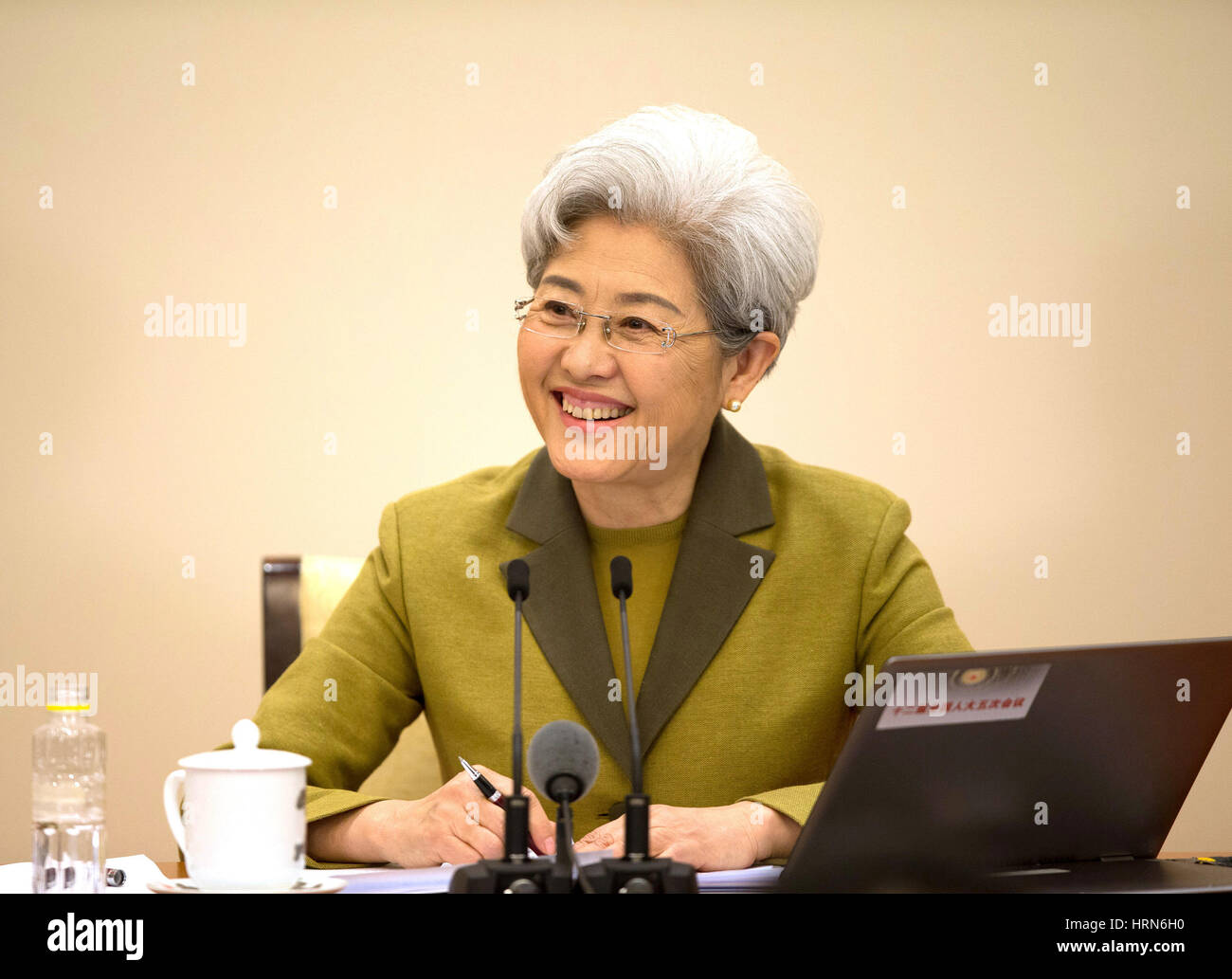Beijing, China. 4th Mar, 2017. Fu Ying, spokesperson for the fifth ...