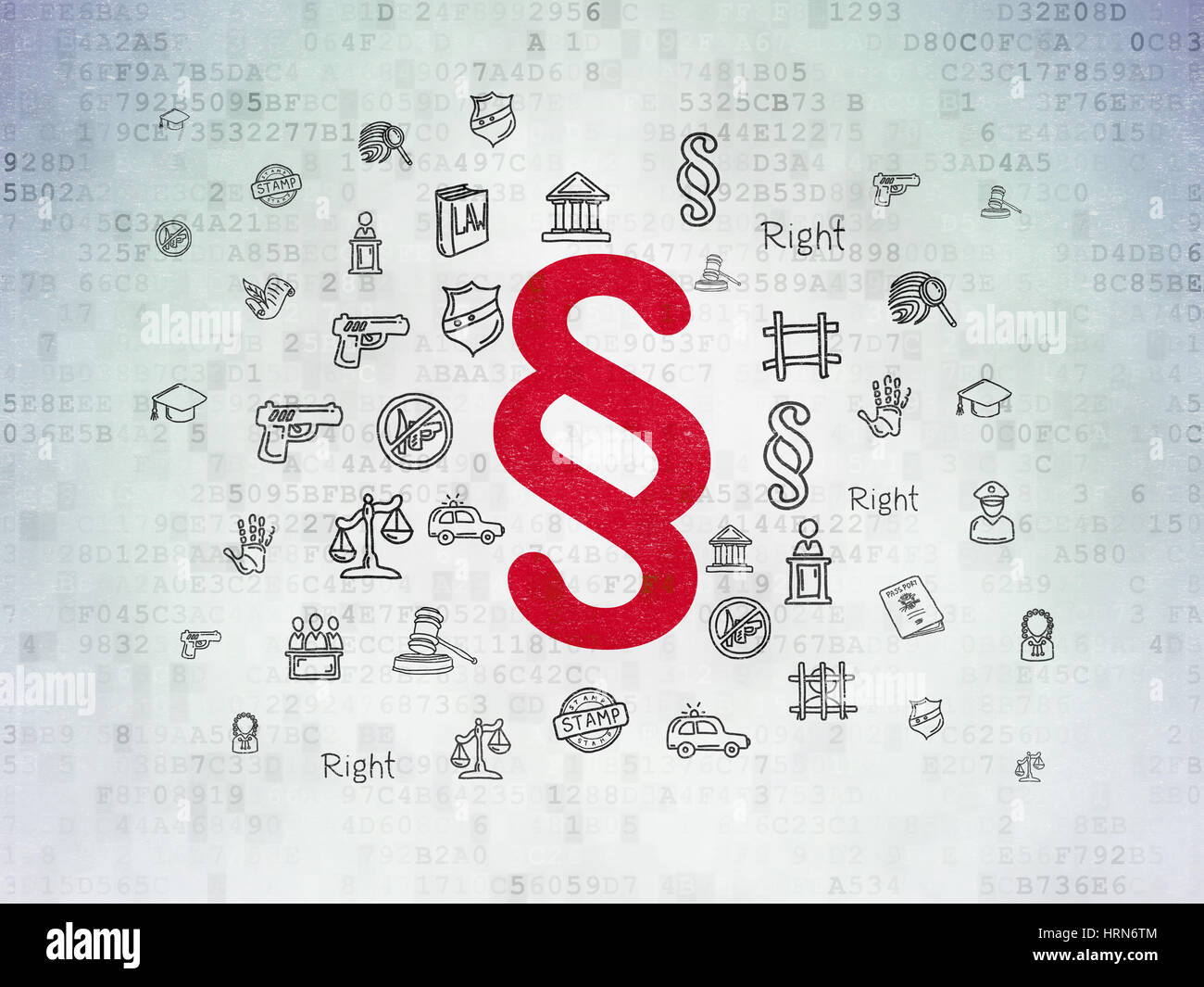 Law concept: Paragraph on Digital Data Paper background Stock Photo - Alamy