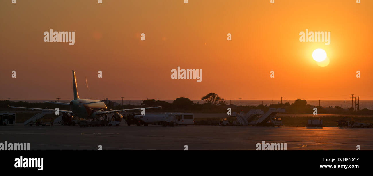 Sunset greece greek islands hi-res stock photography and images - Alamy