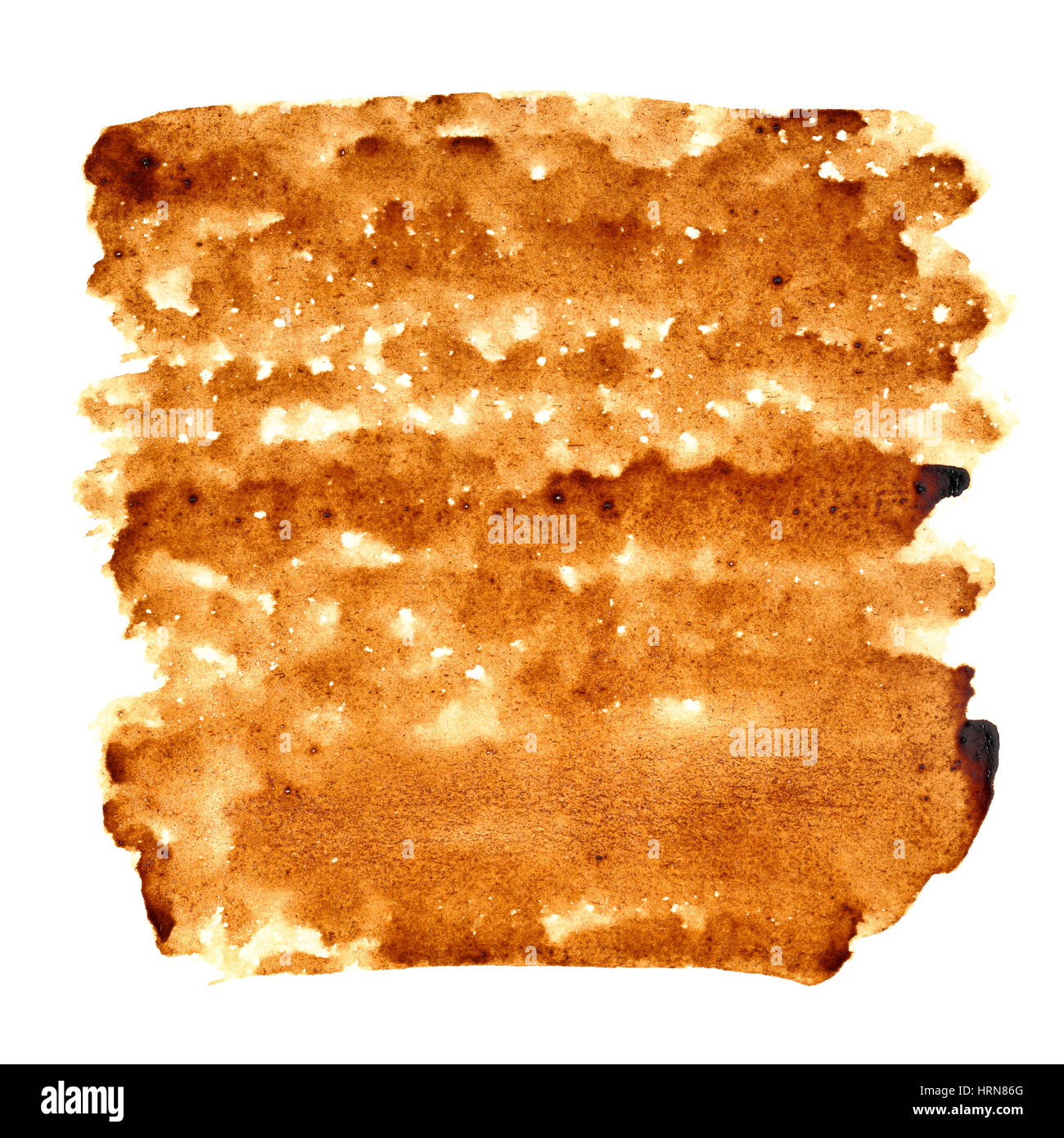 Stain of coffee isolated over the background Stock Photo - Alamy