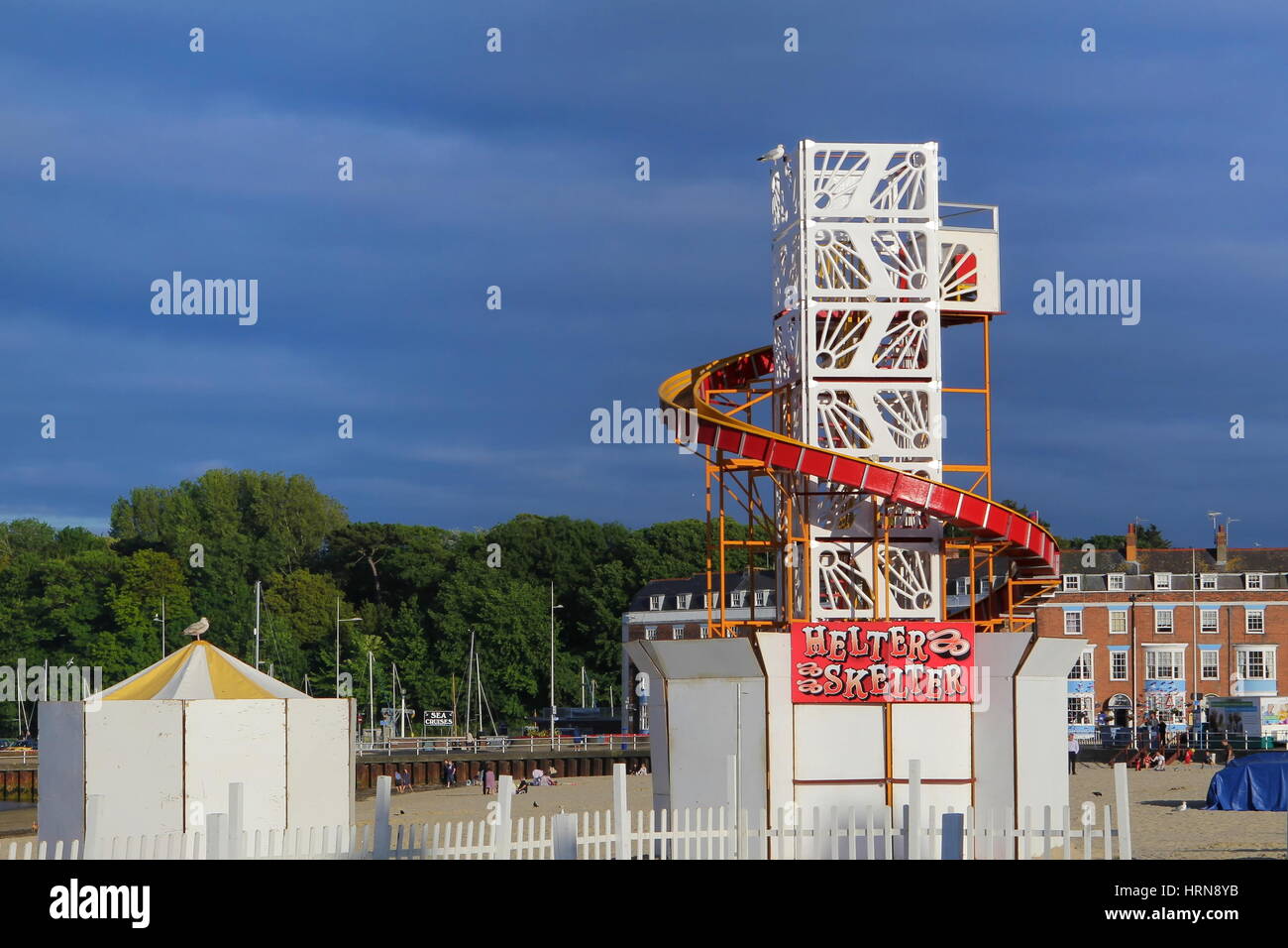 Fairground ride weymouth hi-res stock photography and images - Alamy
