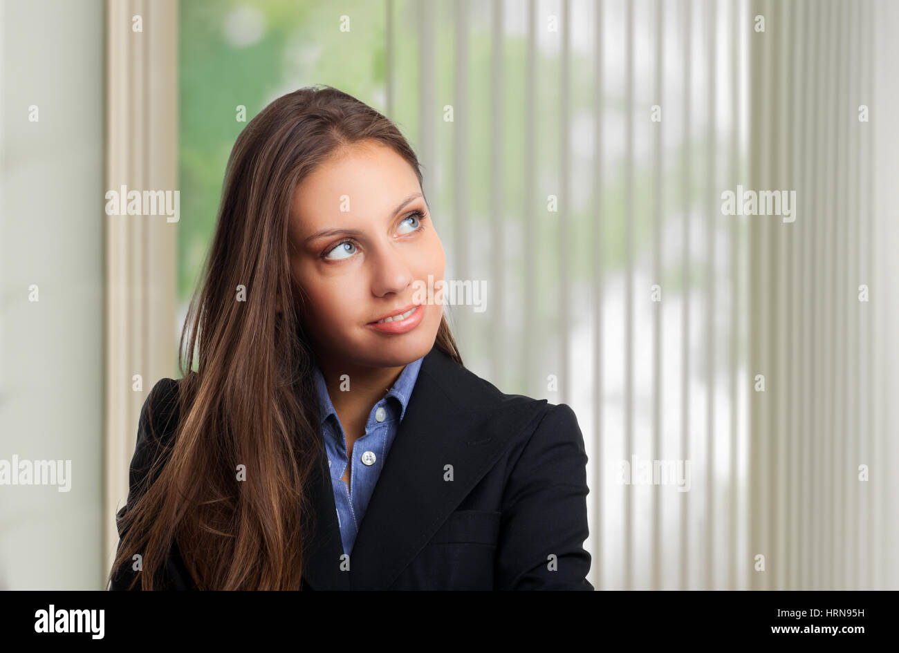 Young woman having an idea Stock Photo - Alamy