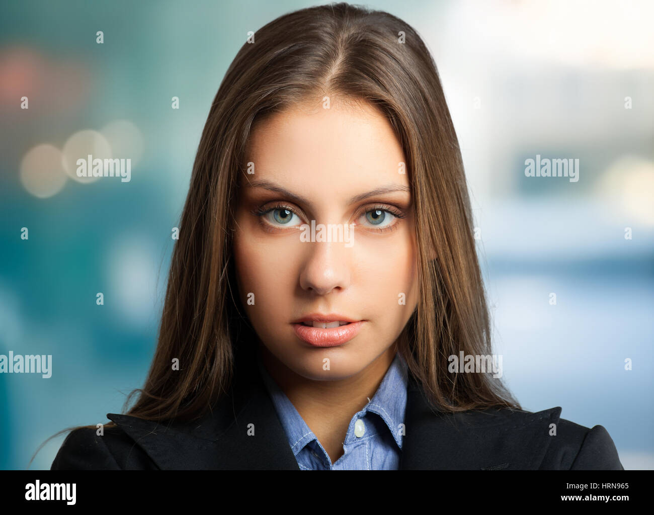 Young female manager Stock Photo - Alamy