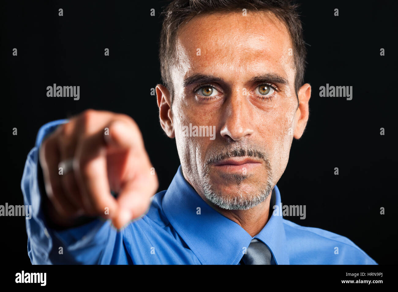 We want you: businessman pointing at you Stock Photo - Alamy