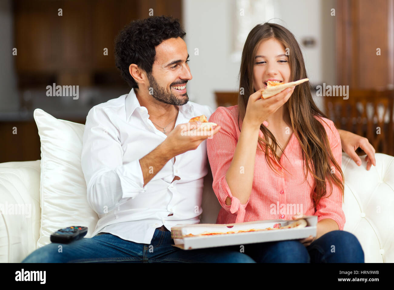 Pizza tv hi-res stock photography and images - Alamy