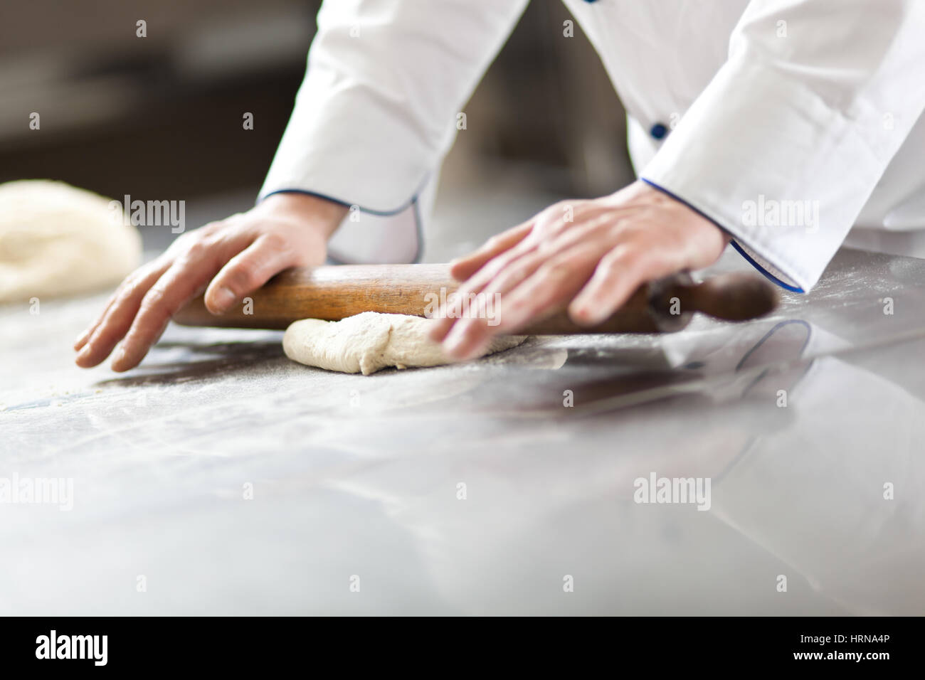 Portrait of a chef at work Stock Photo - Alamy