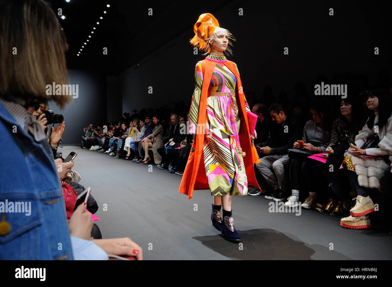 Paris, France. 02nd Mar, 2017. Alternative view. Manish Arora fashion ...