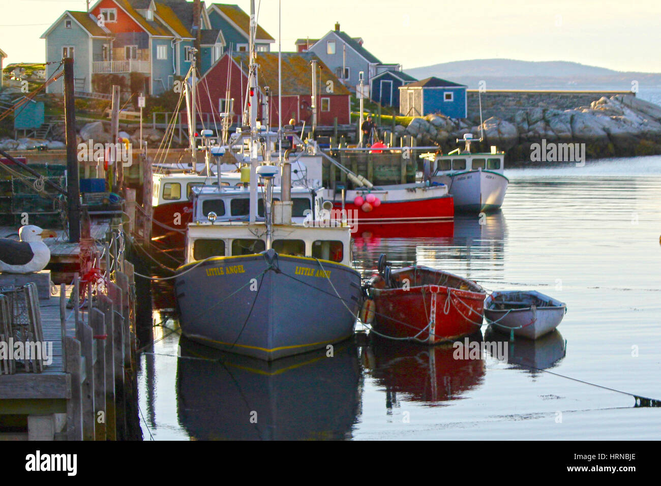 Canadian fishing village hi-res stock photography and images - Alamy