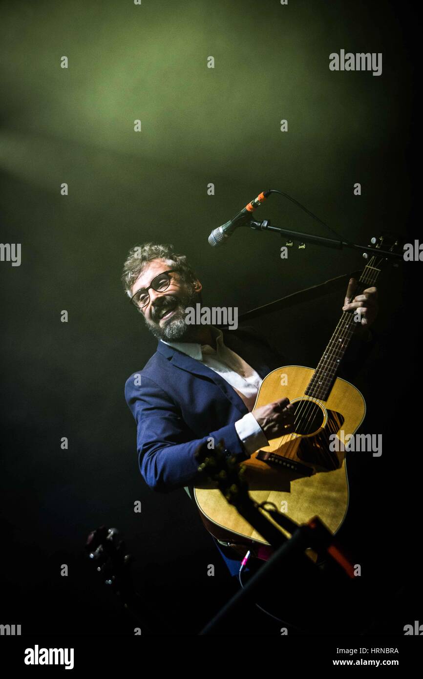 Milan, Italy. 02nd Mar, 2017. The Italian singer and song-writer Dario ...