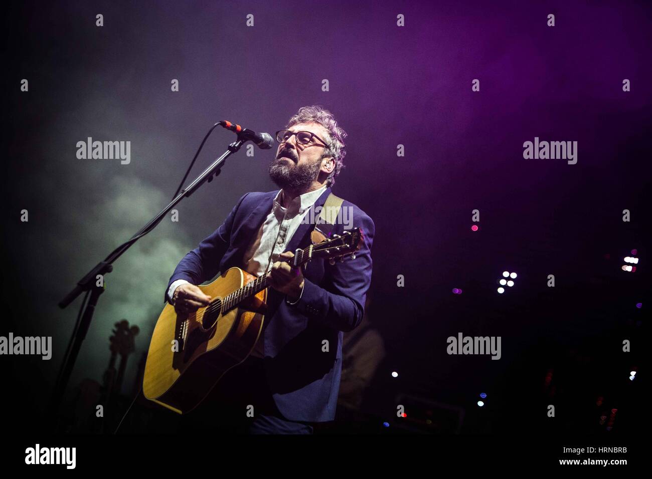 Milan, Italy. 02nd Mar, 2017. The Italian singer and song-writer Dario ...