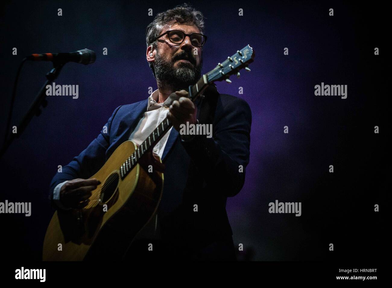 Milan, Italy. 02nd Mar, 2017. The Italian singer and song-writer Dario ...