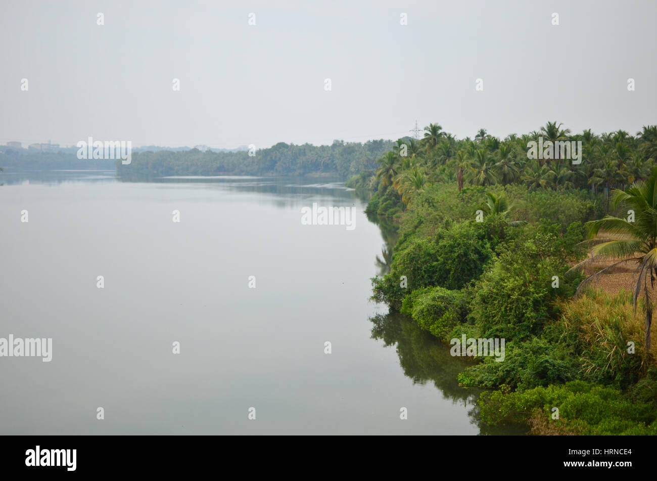 Beautiful landscape of rural India. Scene captured during a train ...