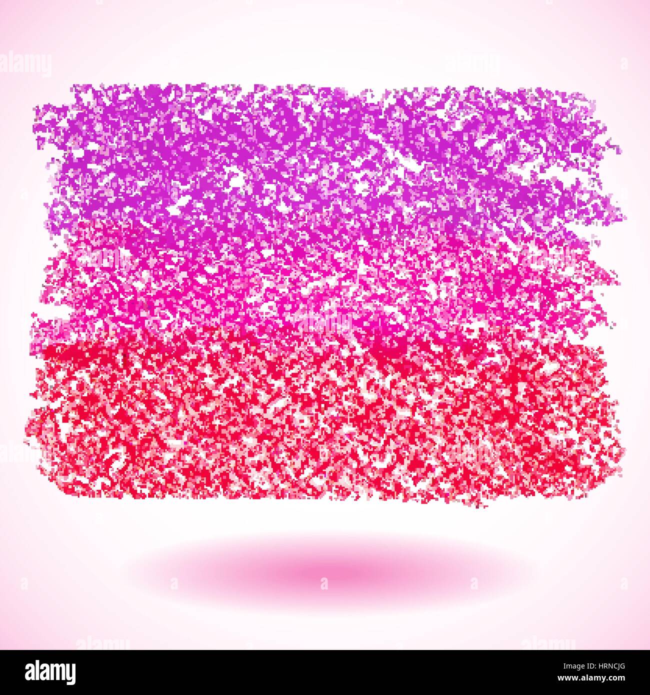 Red pastel crayon spot, isolated on white background Stock Vector Image ...