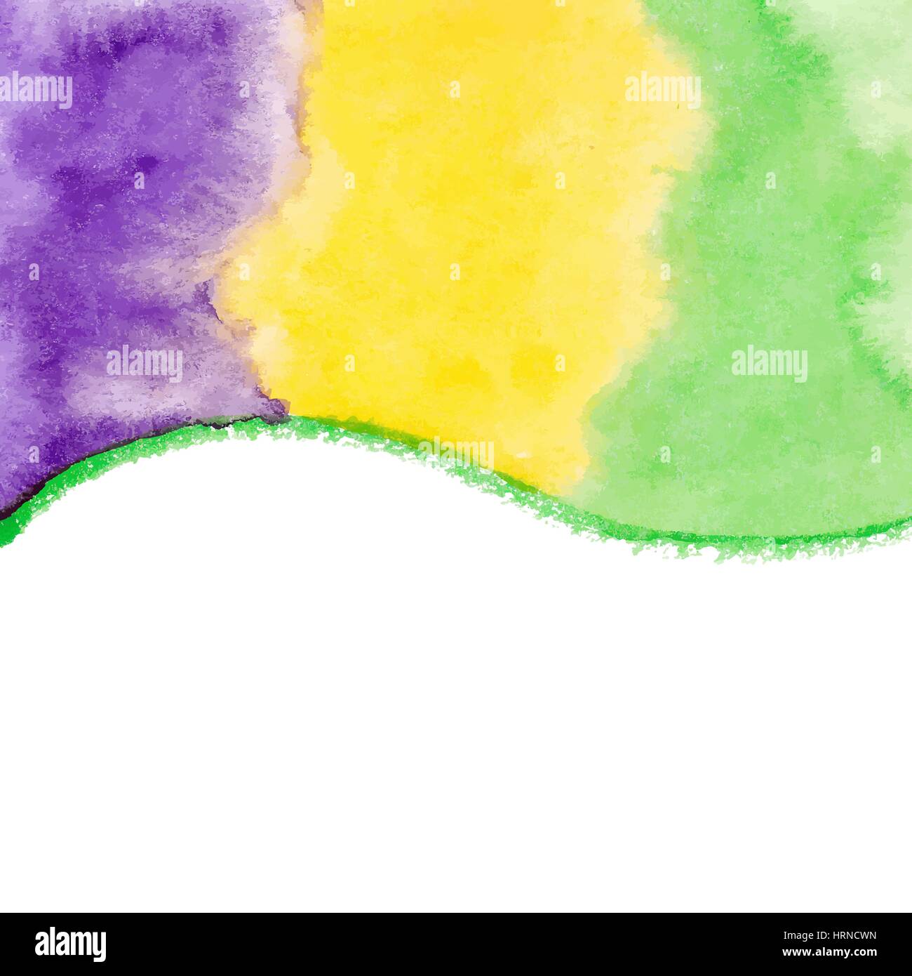 Watercolor paint vector background for Mardi Gras Stock Vector Image ...