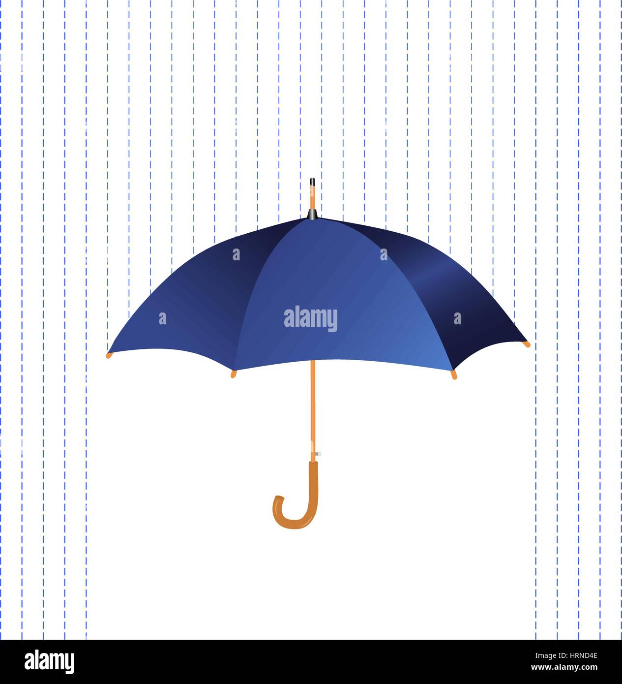 Street wet umbrella Stock Vector Images - Alamy