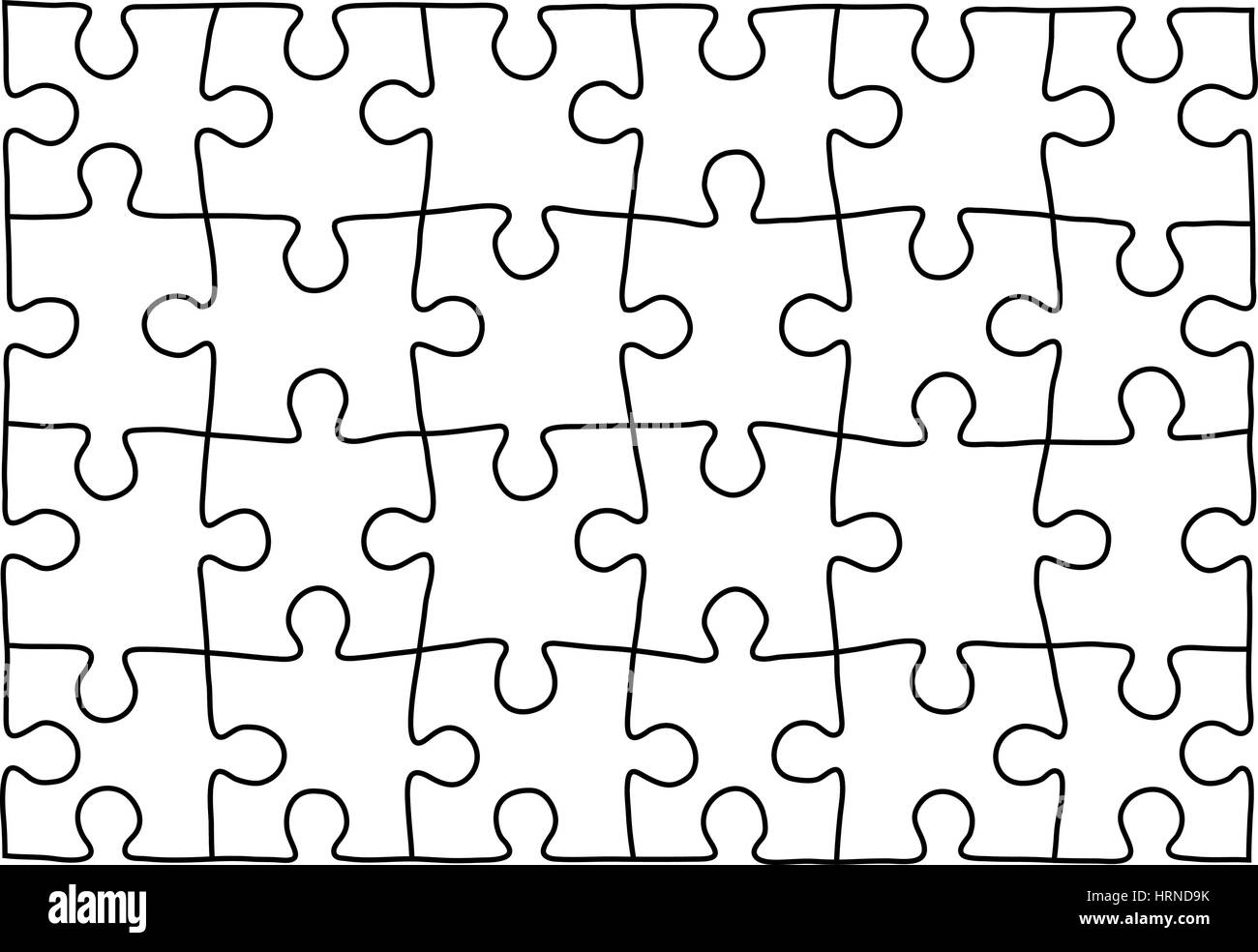 Puzzle template background for your business presentation vector ...