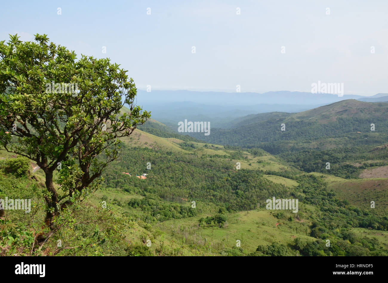 Scenic beauty of Kuduremikh range of mountains in Mangalore, Karnataka ...