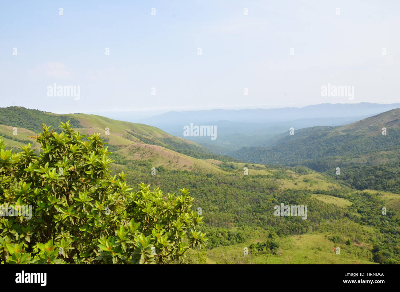 Scenic beauty of Kuduremikh range of mountains in Mangalore, Karnataka ...