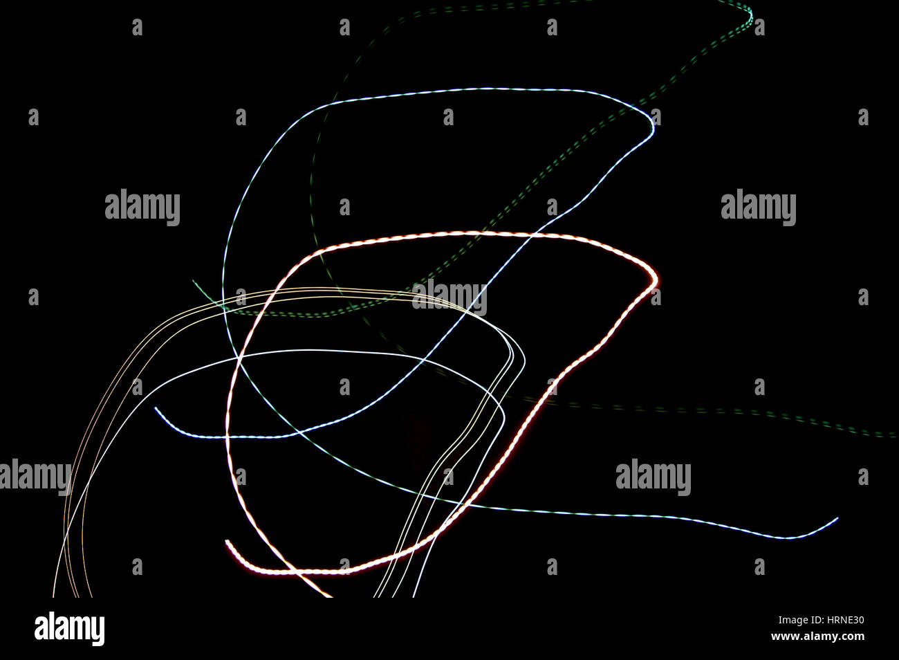 Abstract light painting Stock Photo - Alamy