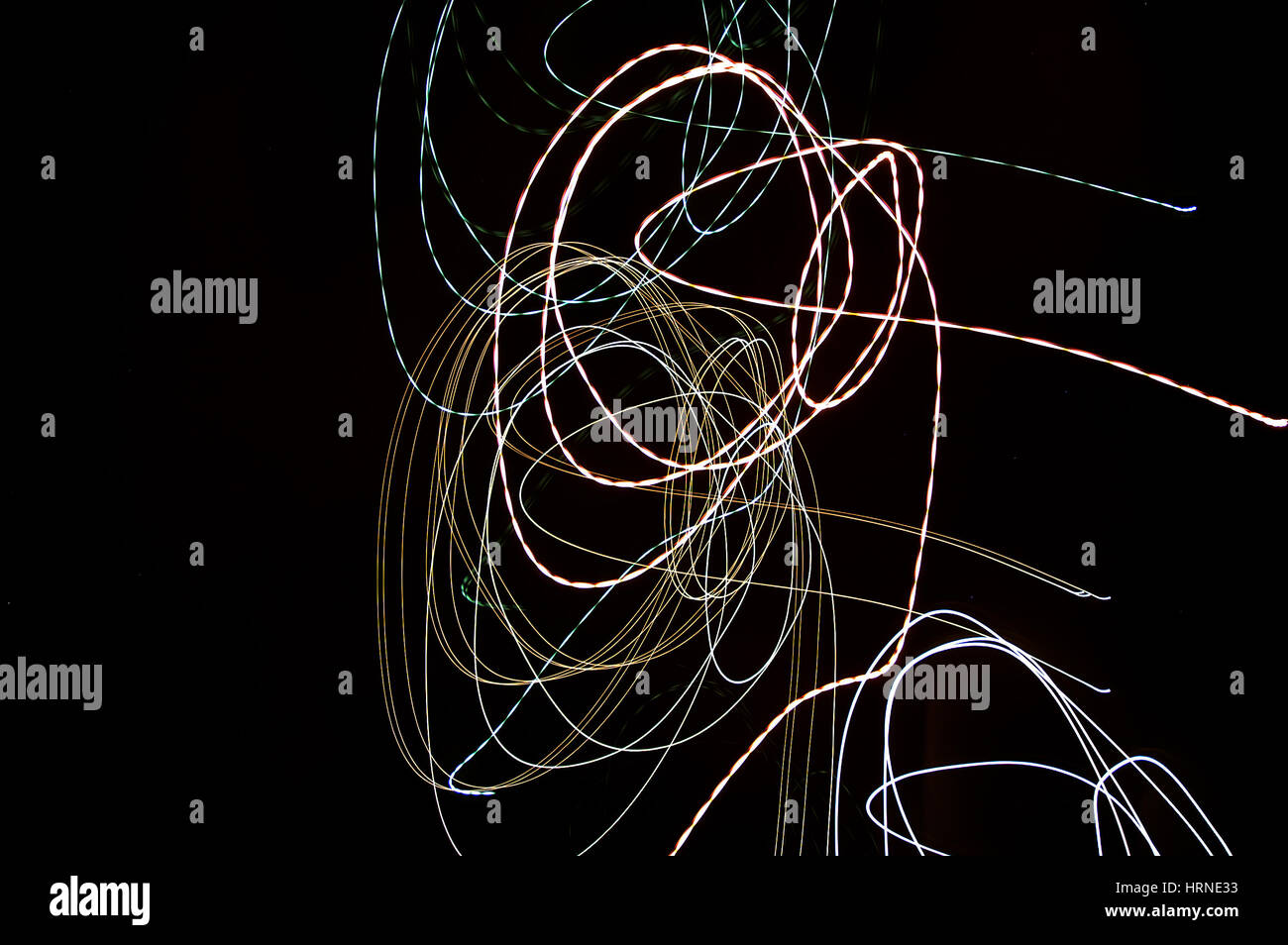 Abstract light painting Stock Photo - Alamy