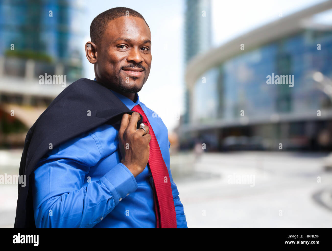 Black male manager portrait Stock Photo - Alamy