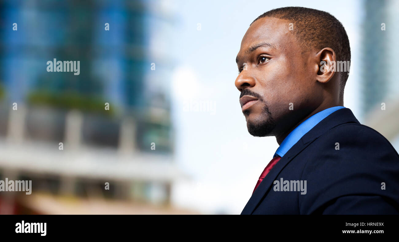 Black male manager portrait Stock Photo - Alamy
