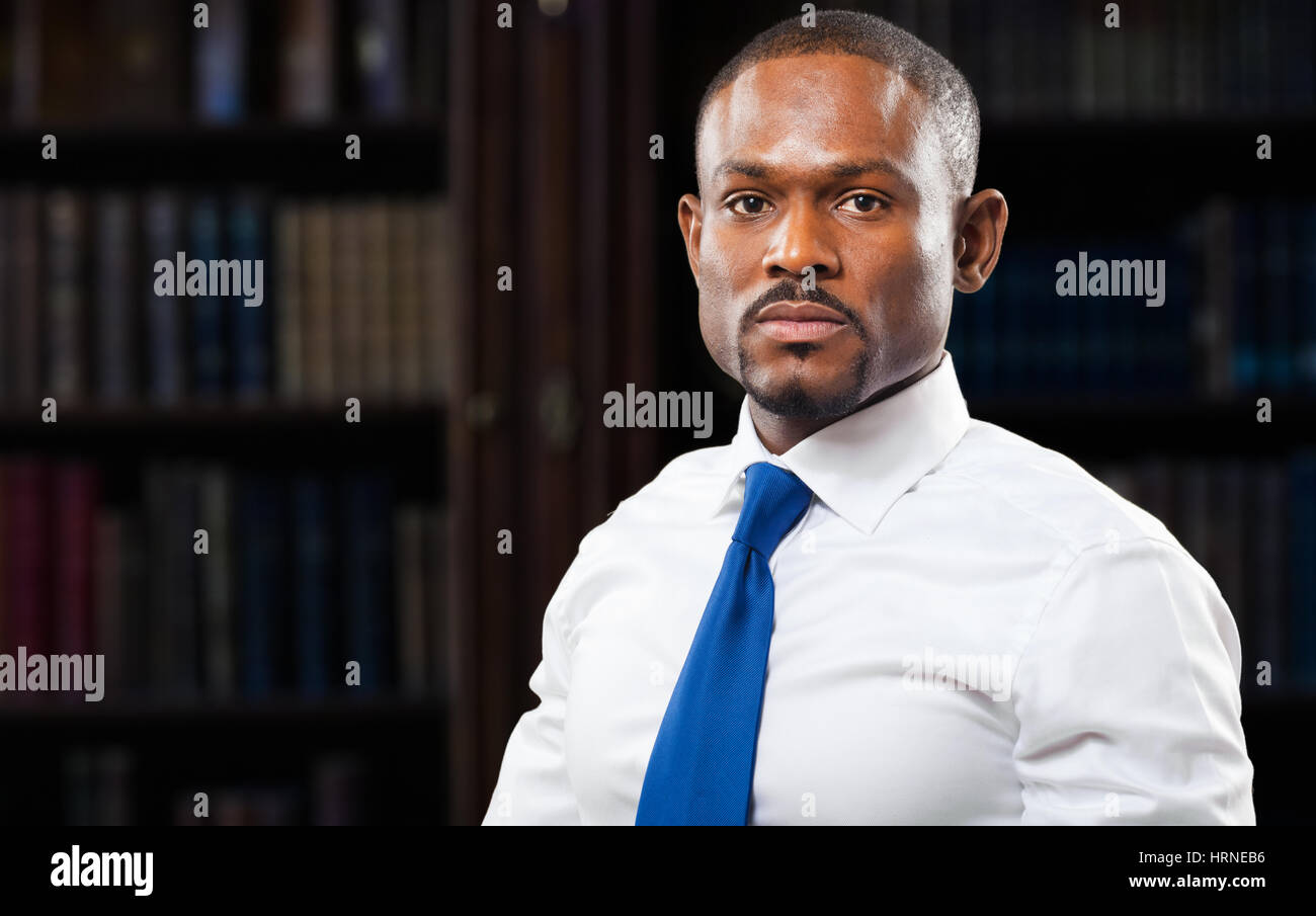 Black lawyer portrait Stock Photo - Alamy