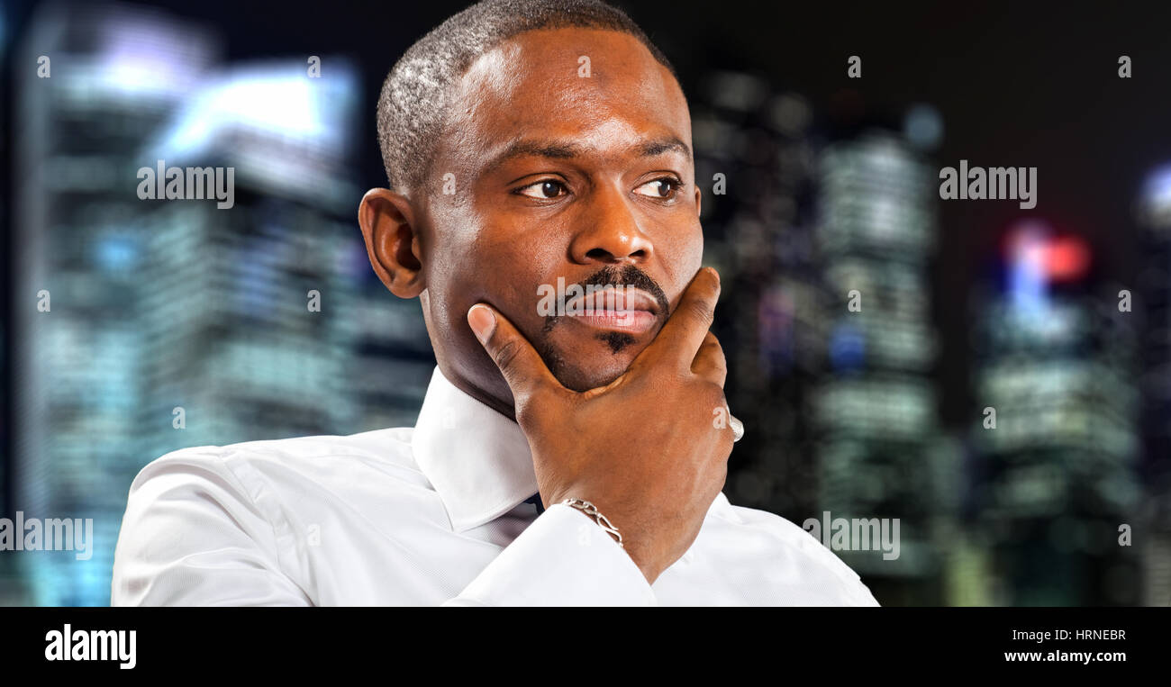 Black male manager hi-res stock photography and images - Alamy