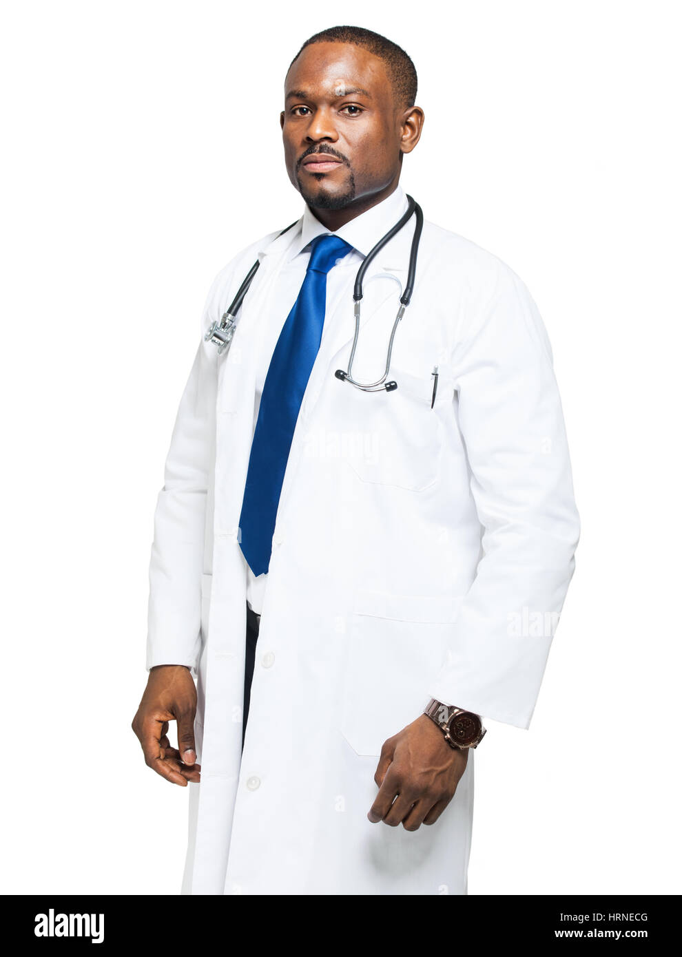 Black doctor portrait isolated on hi-res stock photography and images ...
