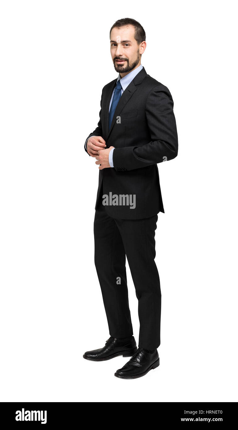 Businessman full length Stock Photo - Alamy