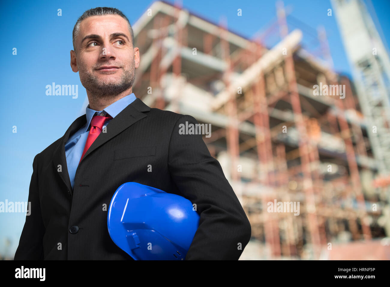 Portrait of a mechanical engineer Stock Photo - Alamy