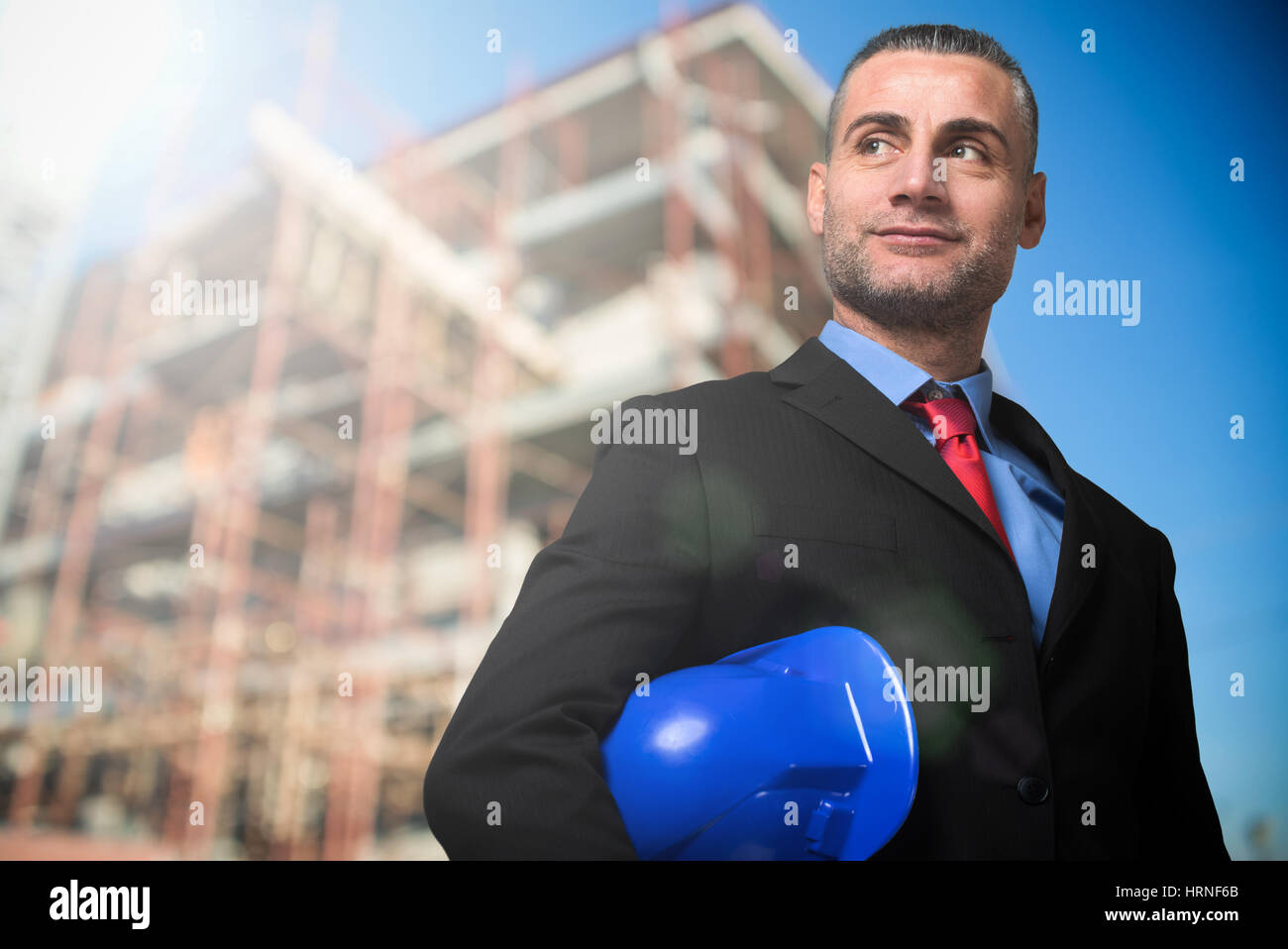 Portrait of a mechanical engineer Stock Photo - Alamy