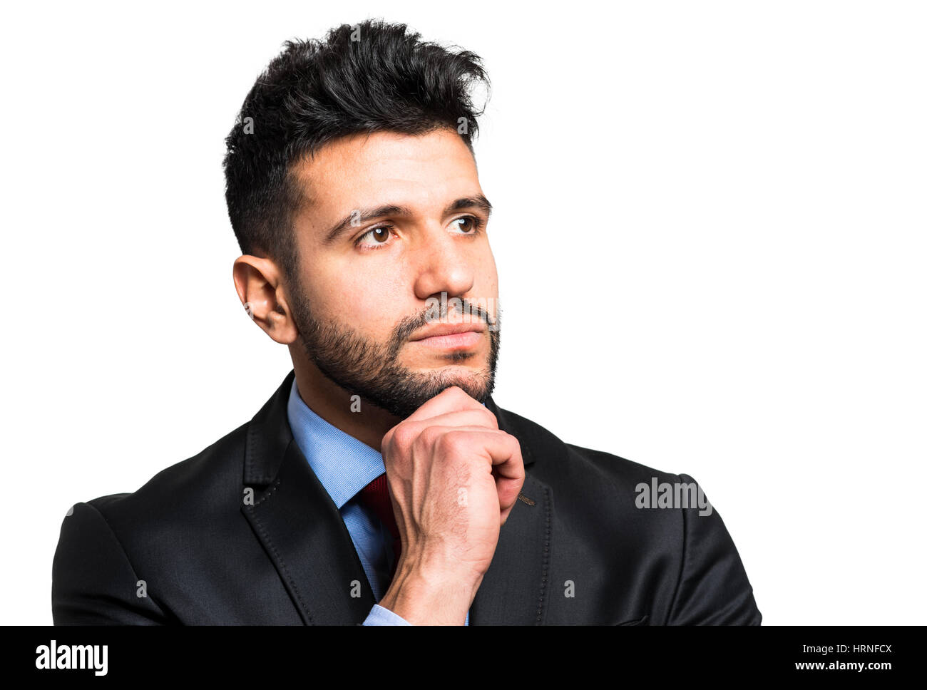 Management pensive hi-res stock photography and images - Alamy