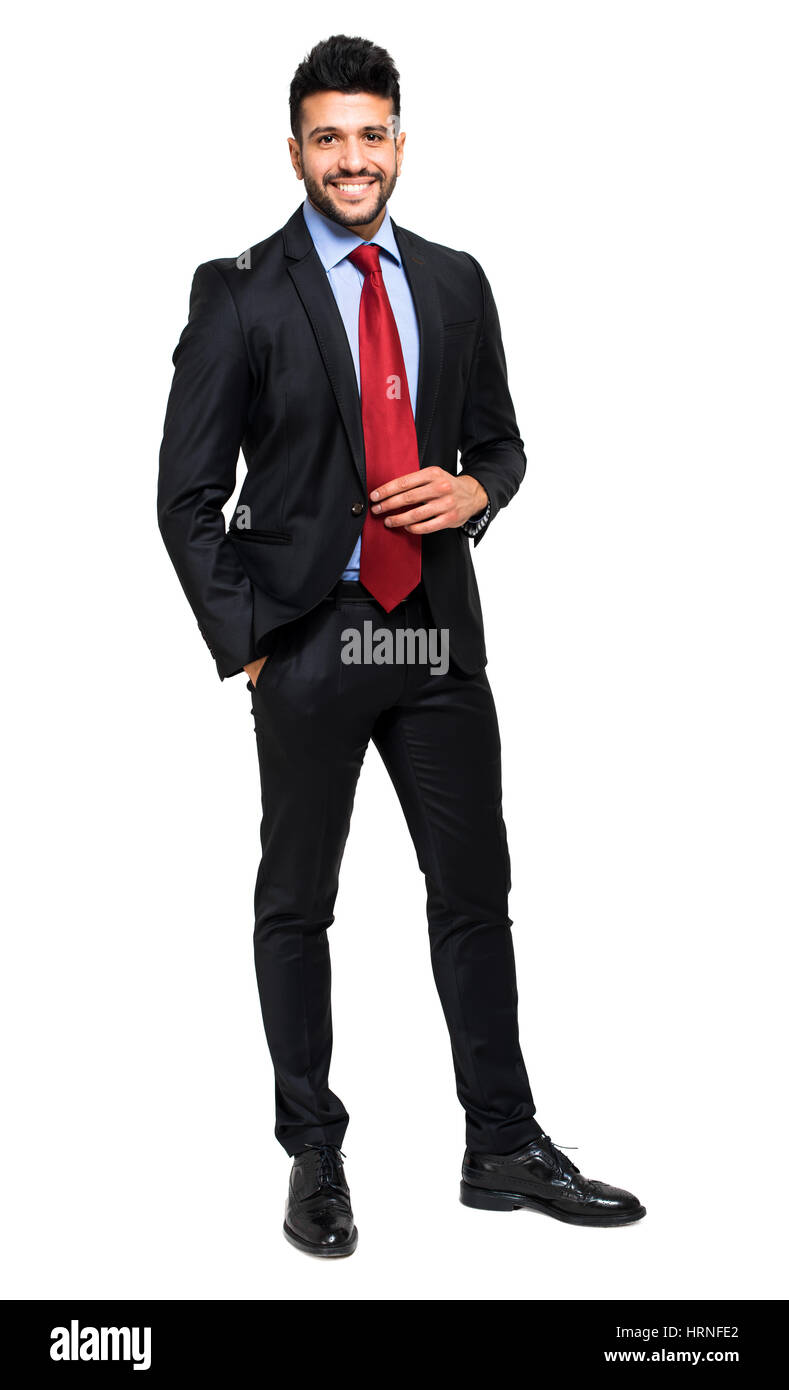 Handsome male manager portrait Stock Photo - Alamy