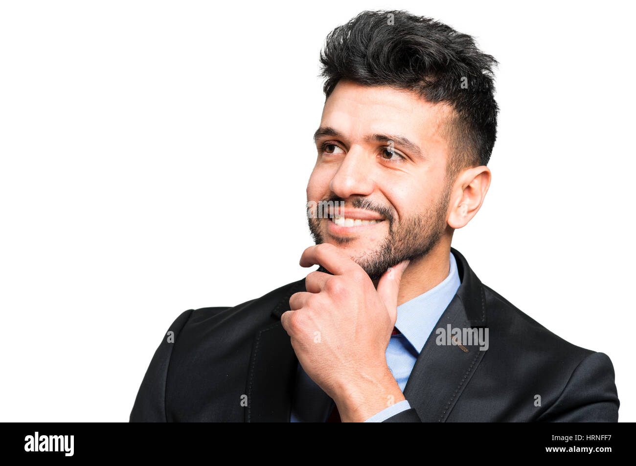 Thoughtful man portrait Stock Photo - Alamy