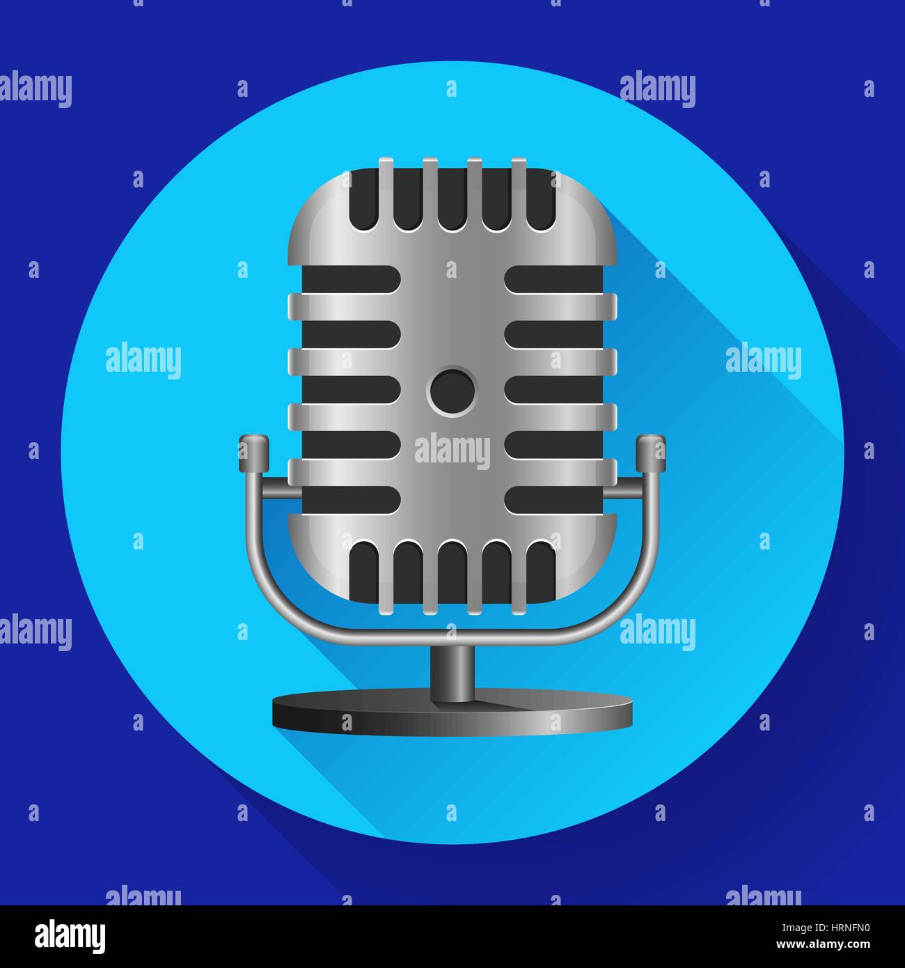 Classic microphone symbol hi-res stock photography and images - Alamy