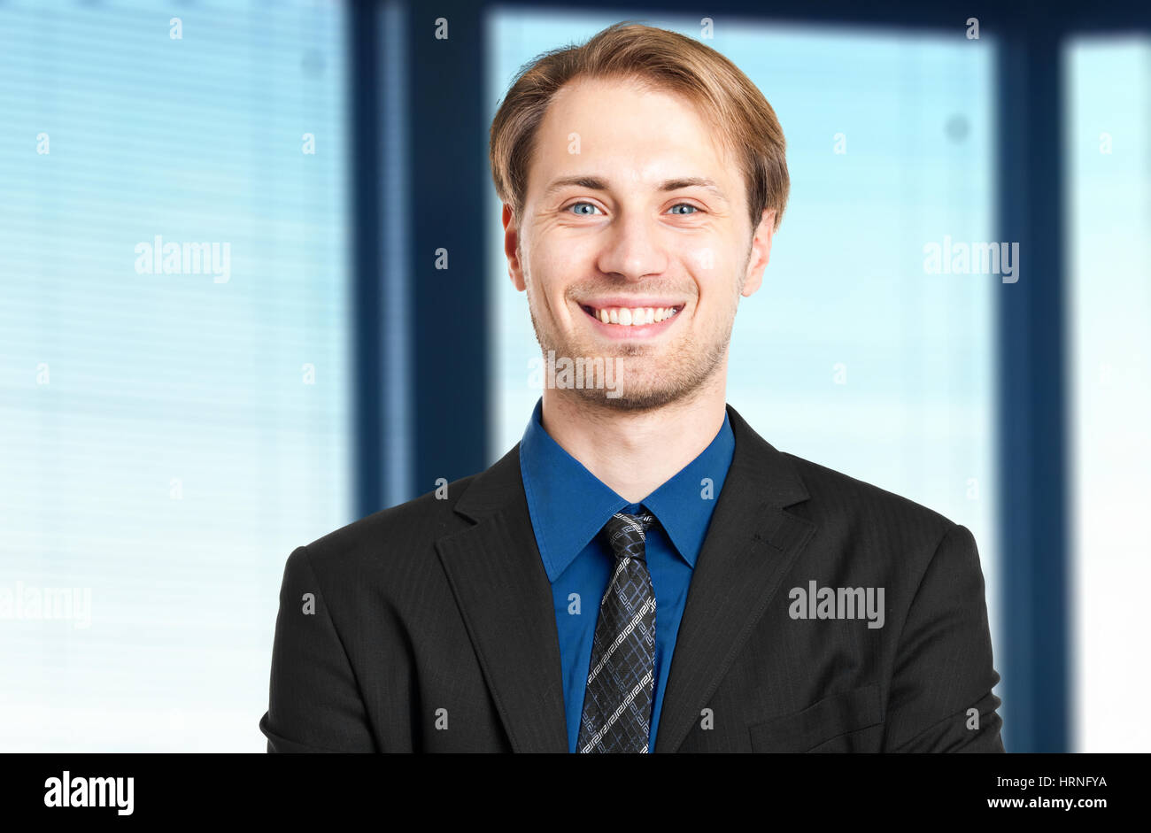 Male manager portrait Stock Photo - Alamy