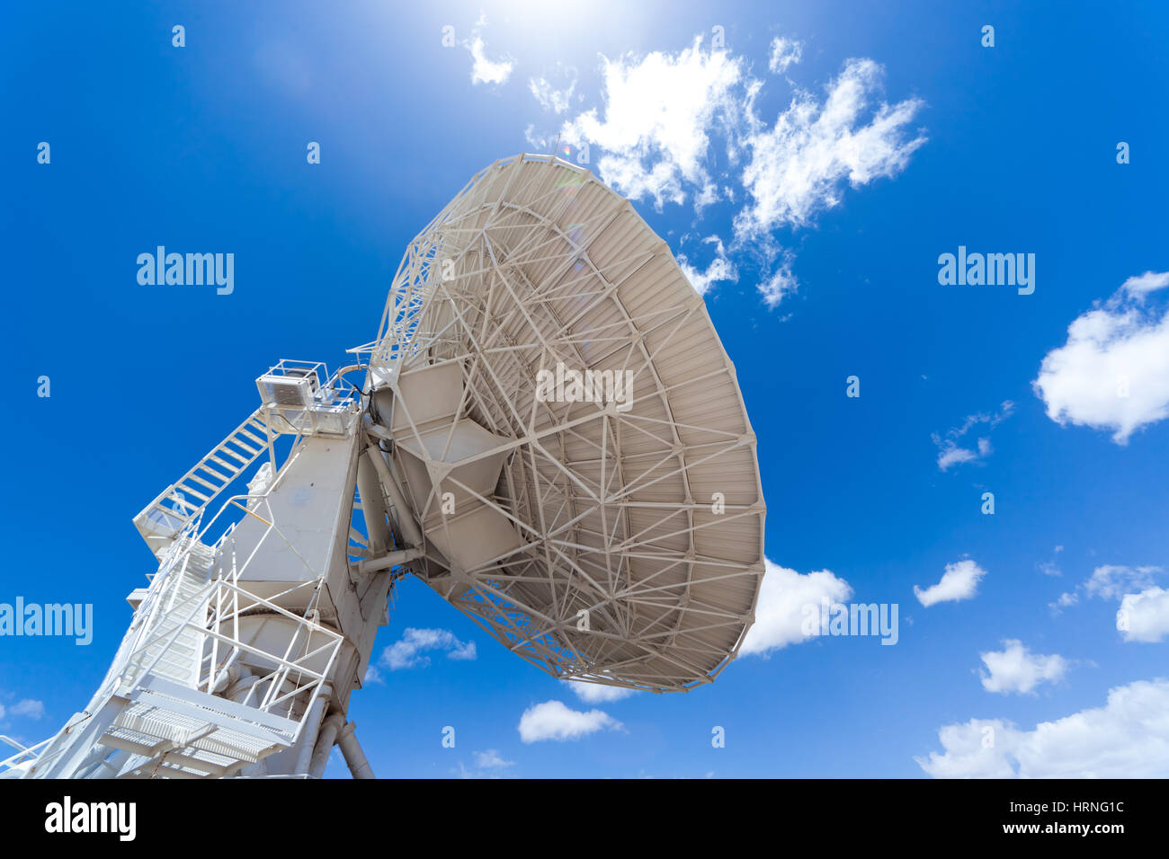 Radio satellite dish, Very Large Array (VLA) in NM, USA Stock Photo - Alamy