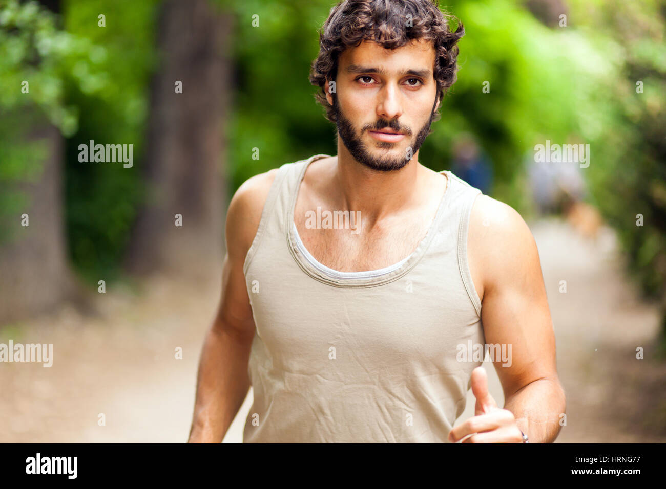 Man running outdoor Stock Photo - Alamy
