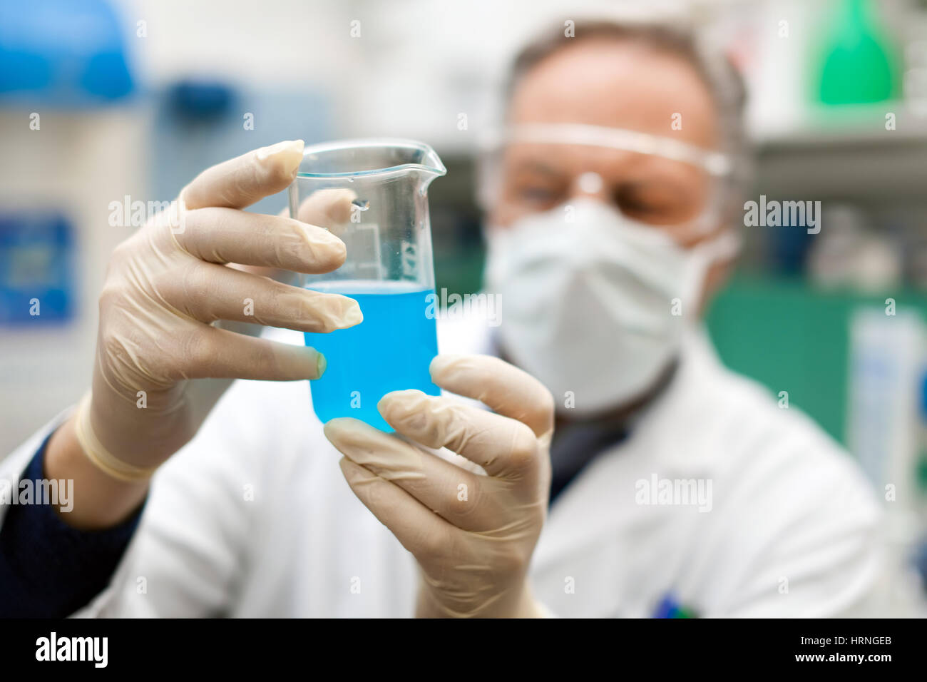 Researcher at work in a laboratory Stock Photo - Alamy
