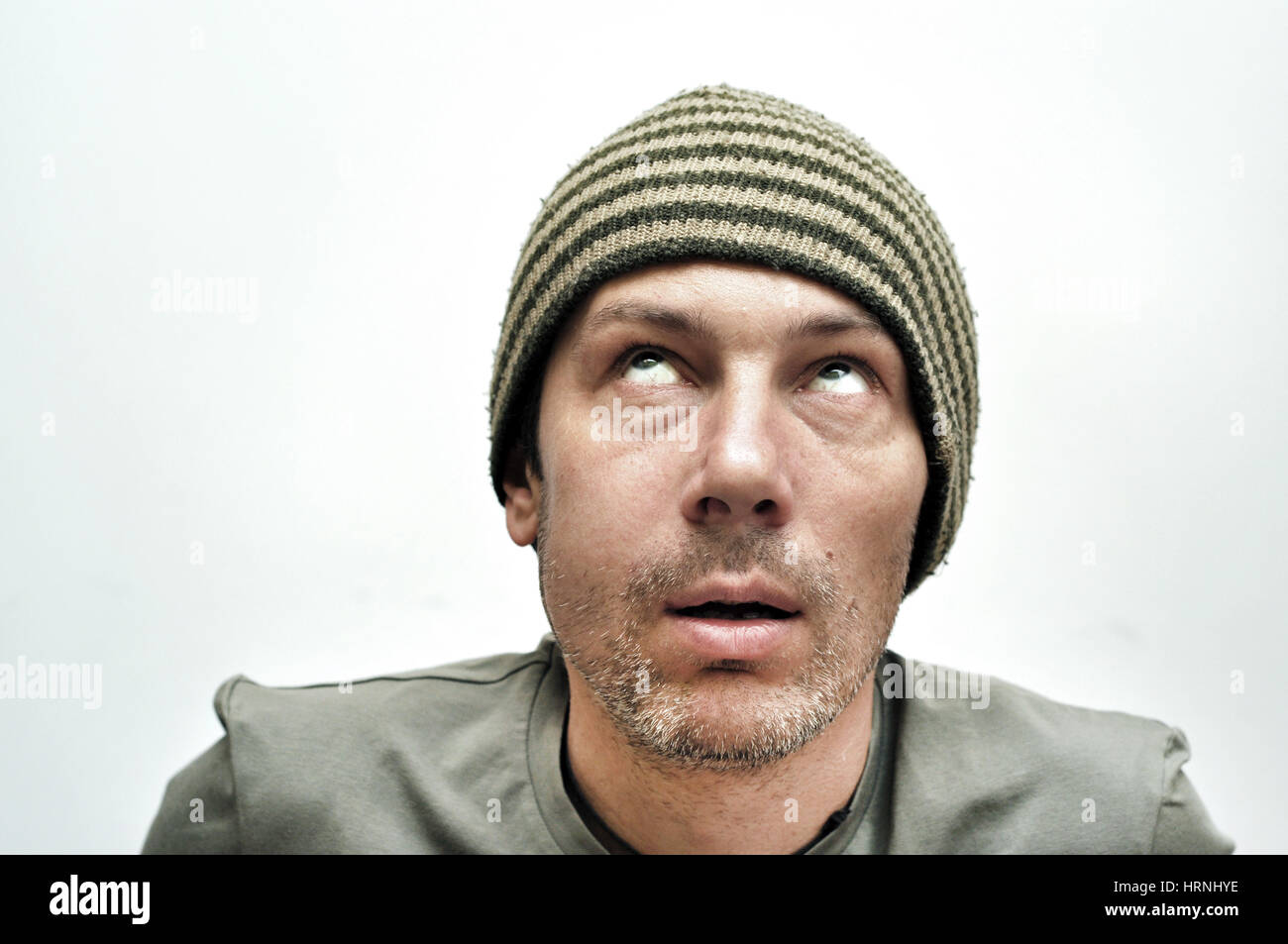 Man with swollen face suffering from toothache Stock Photo - Alamy