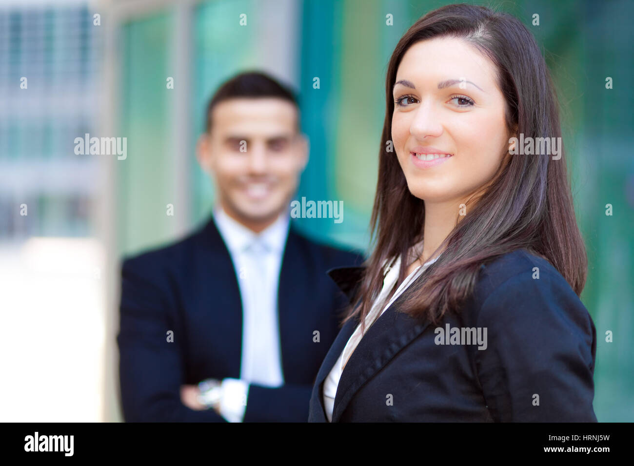 Business partners outdoor Stock Photo - Alamy