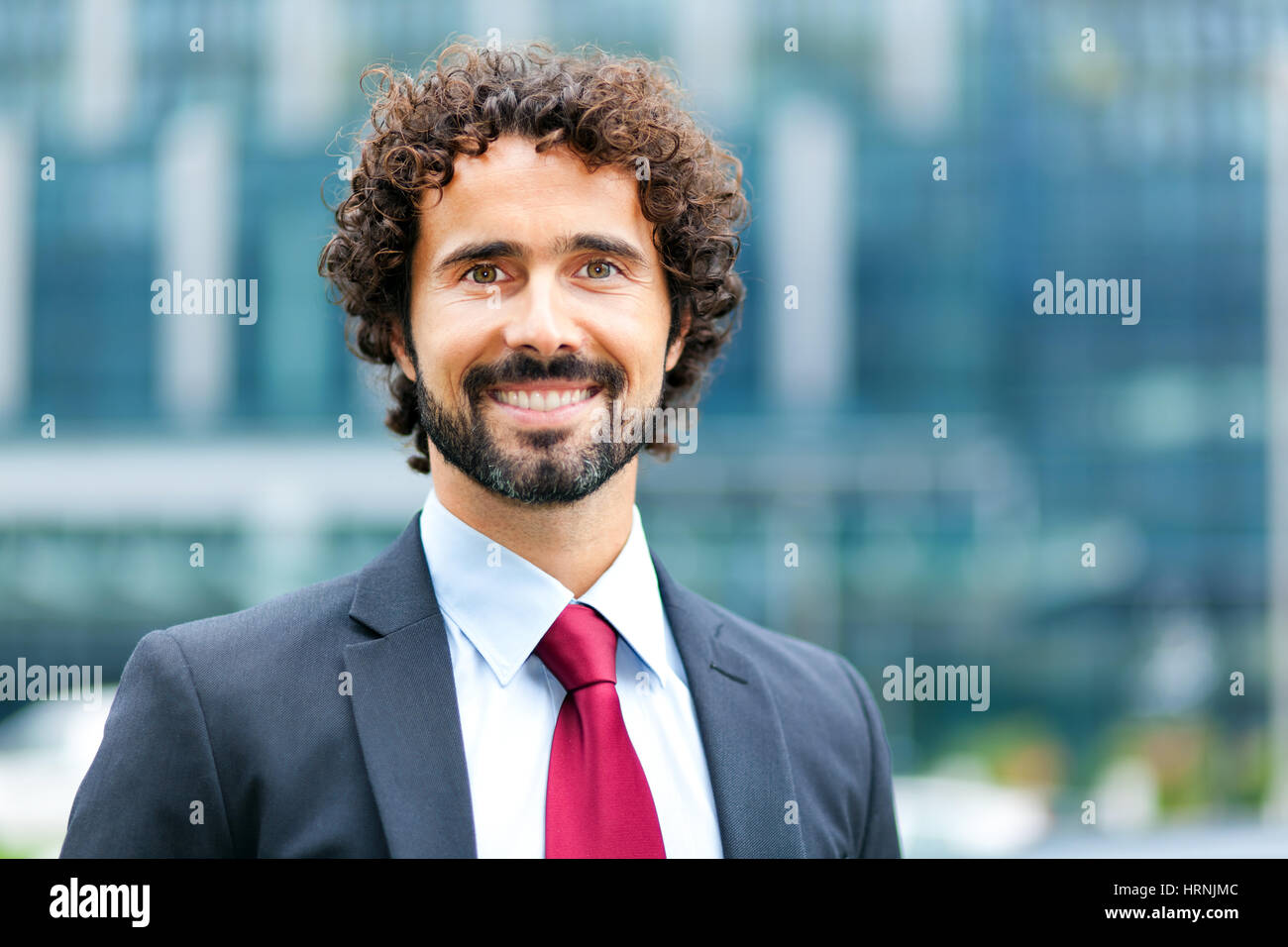 Confident male manager Stock Photo - Alamy
