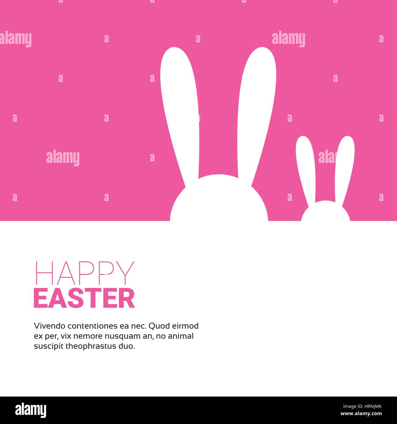 Decorated easter bunny silhouette hi-res stock photography and images ...
