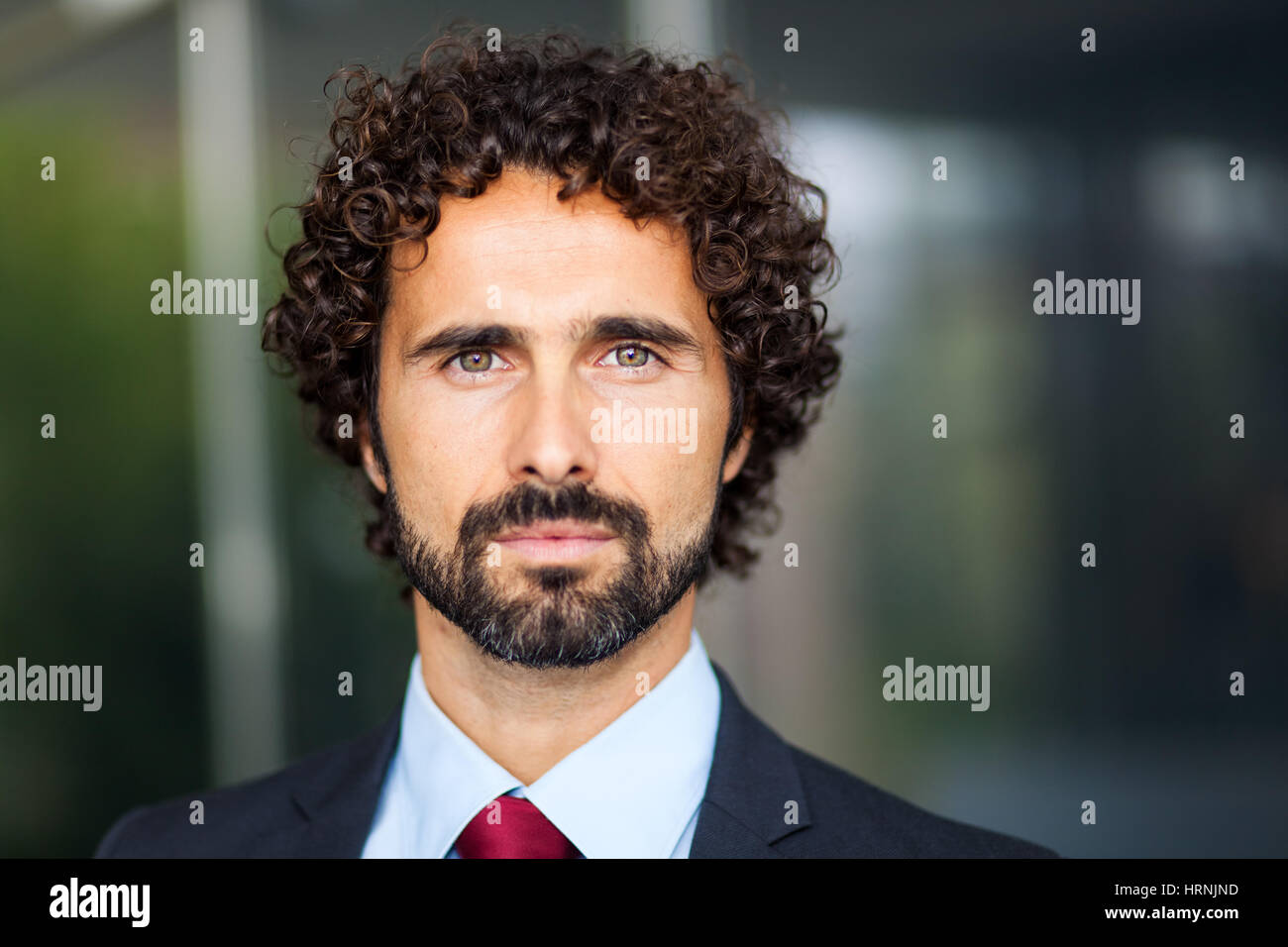 Confident male manager Stock Photo - Alamy