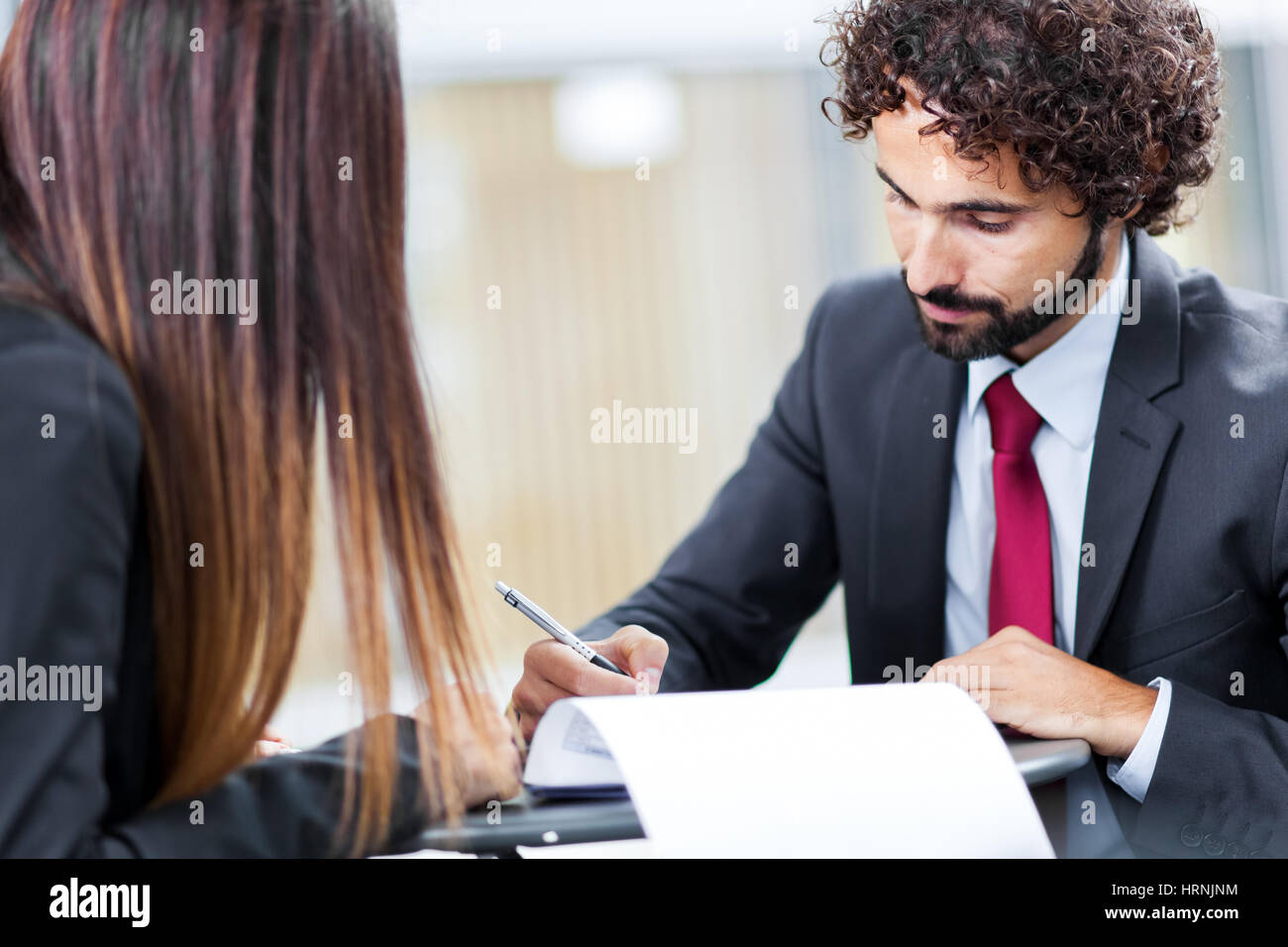 Business people signing a contract Stock Photo - Alamy Business people signing a contract Stock Photo - Alamy