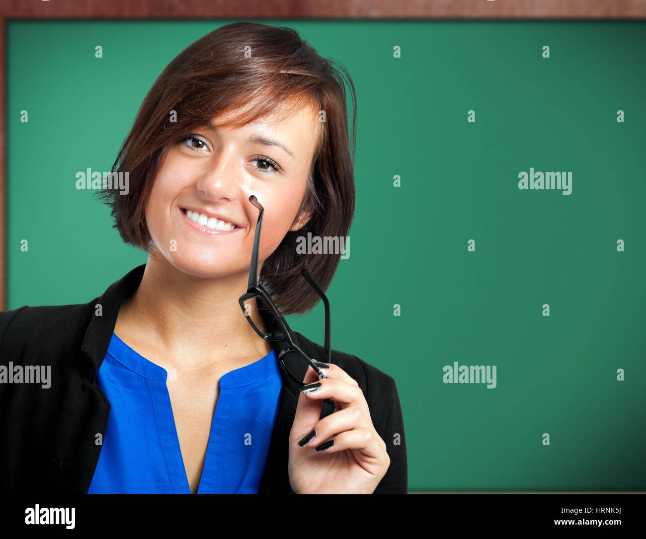 Beautiful teacher portrait Stock Photo - Alamy